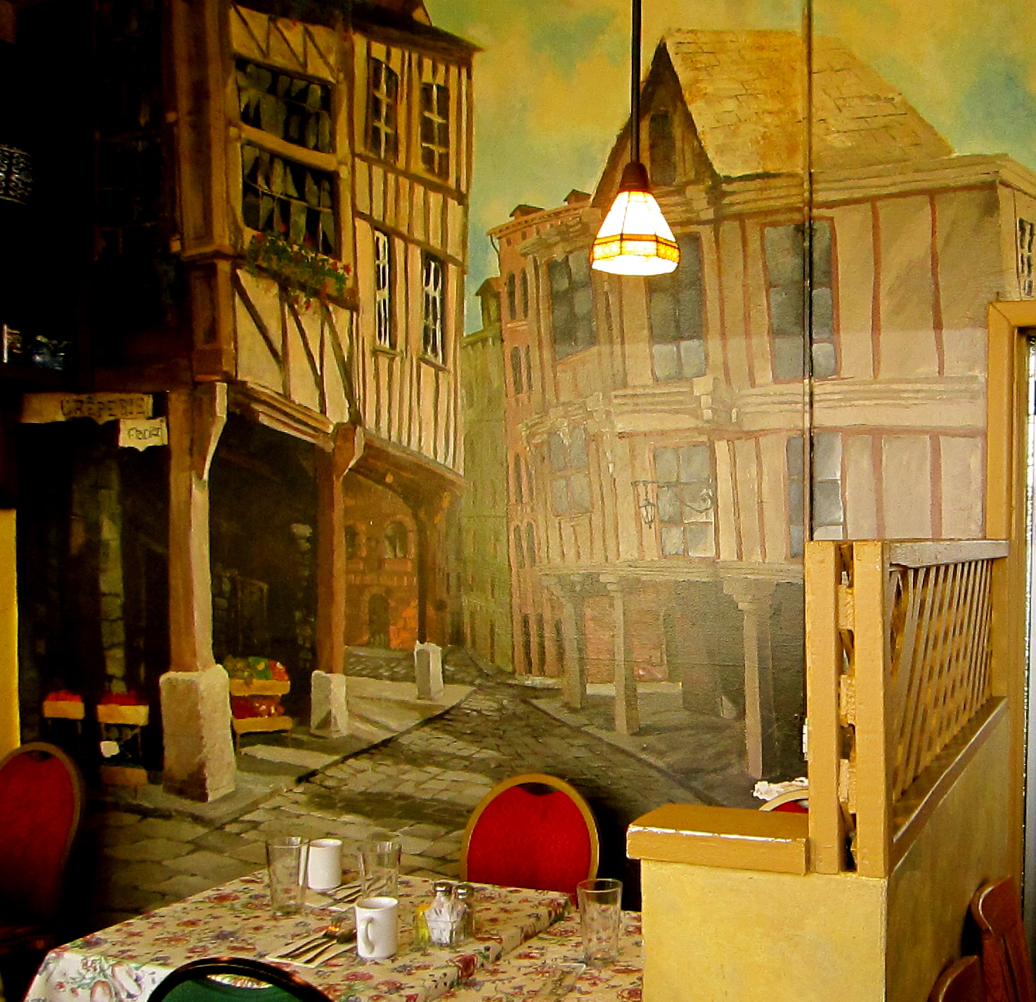 Iconic Cafe Du Berry Mural - Cafe Du Berry